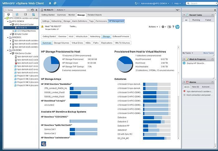 HP OneView for VMware vCenter 7.4.2 | Silver winner for storage ...