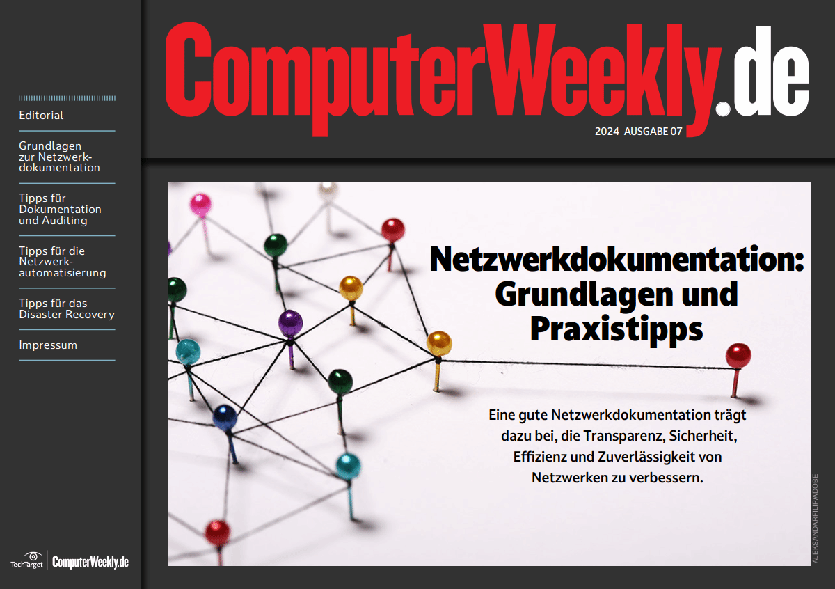 Kostenloses E-Handbook: Grundlagen Netzwerkdokumentation | Computer Weekly