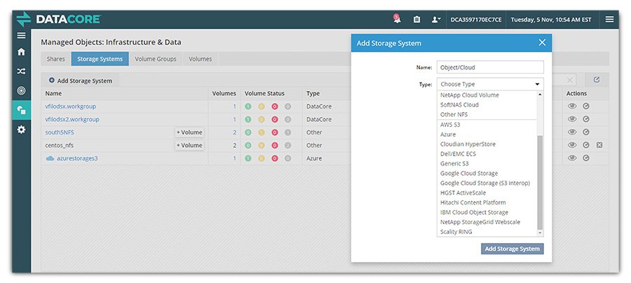 New DataCore vFilO software pools NAS, object storage | TechTarget New DataCore vFilO software pools NAS, object storage | TechTarget
