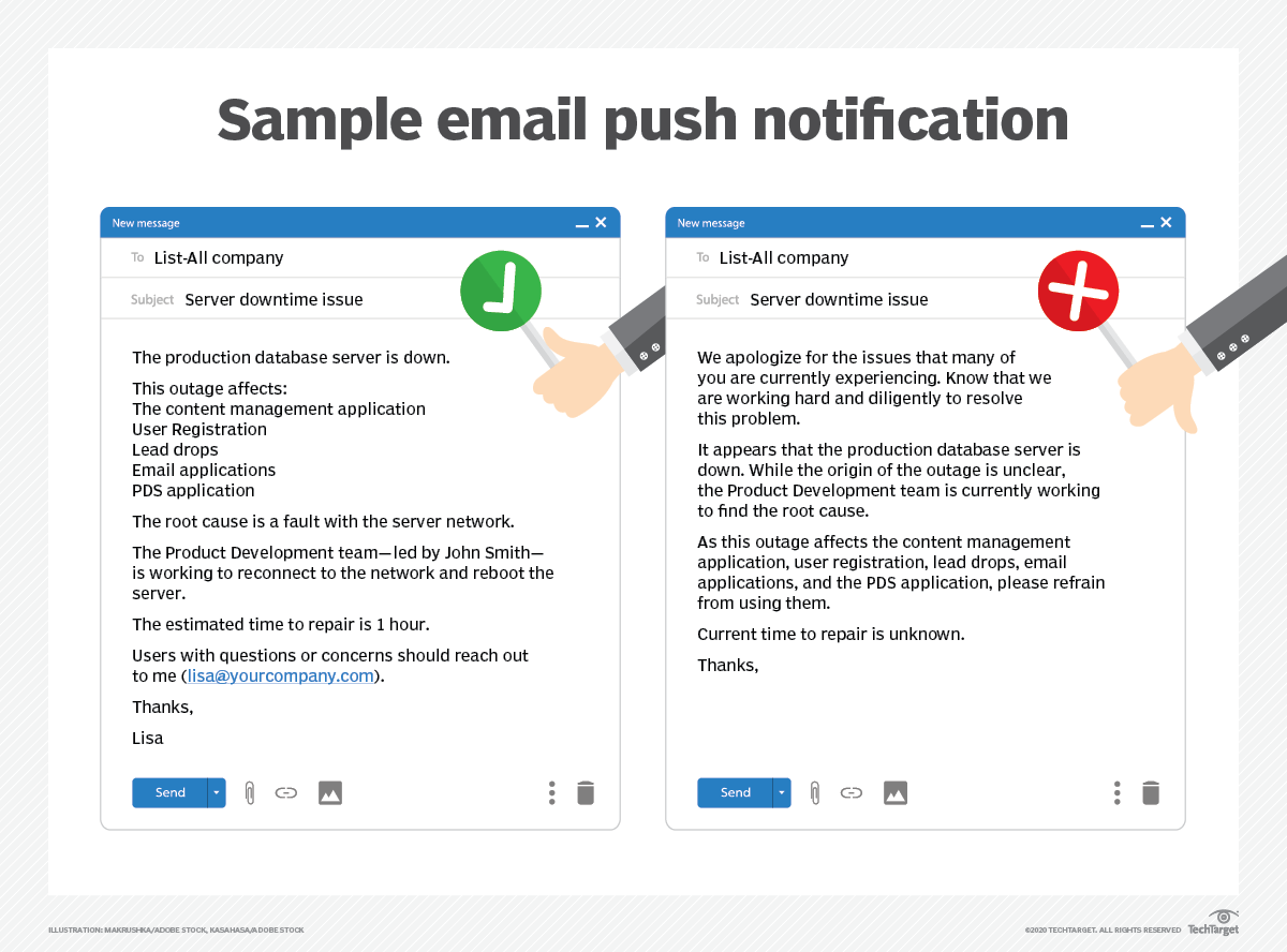 Incident communication best practices for happier users | TechTarget