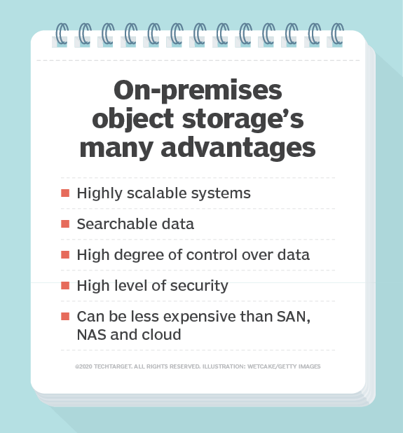 Using on-premises object storage beyond secondary storage | TechTarget