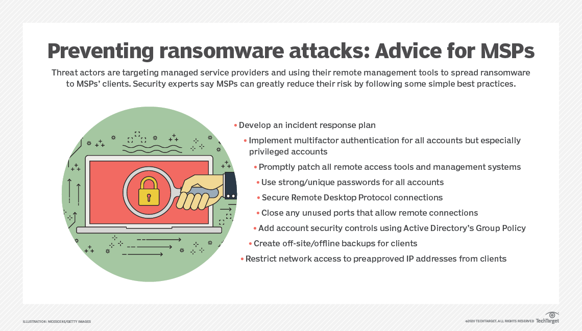 Evaluate tools to help improve cybersecurity for MSPs | TechTarget
