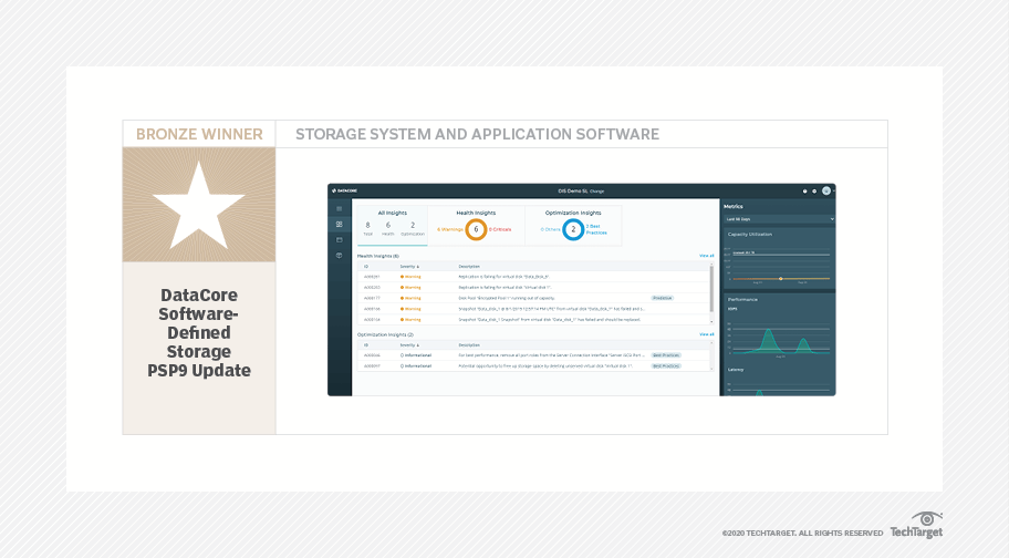 Top data storage and management tools win Products of the Year | TechTarget