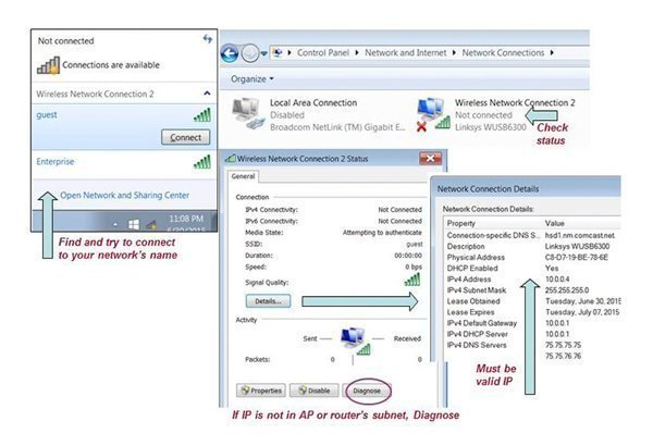 Troubleshoot Wireless Network Connection Problems In 10 Steps Techtarget