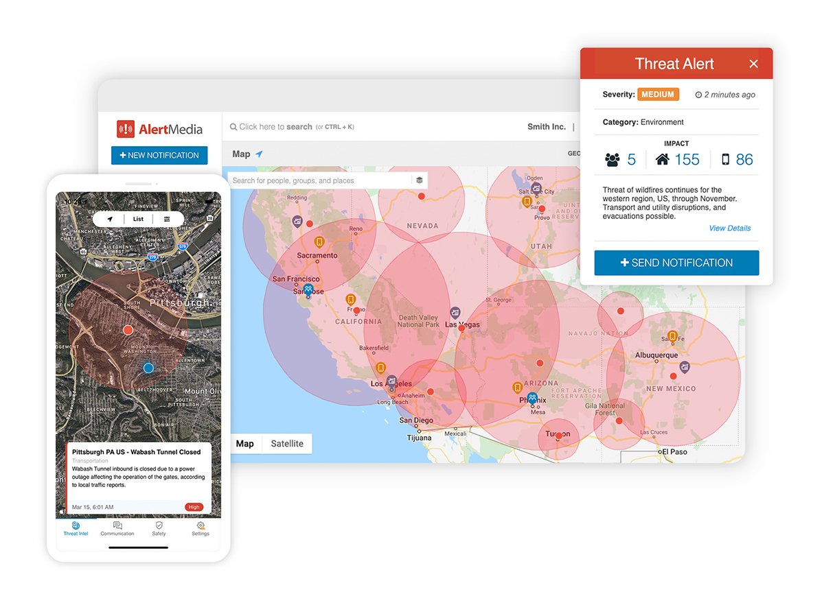 AlertMedia boosts threat intelligence warning capabilities | TechTarget