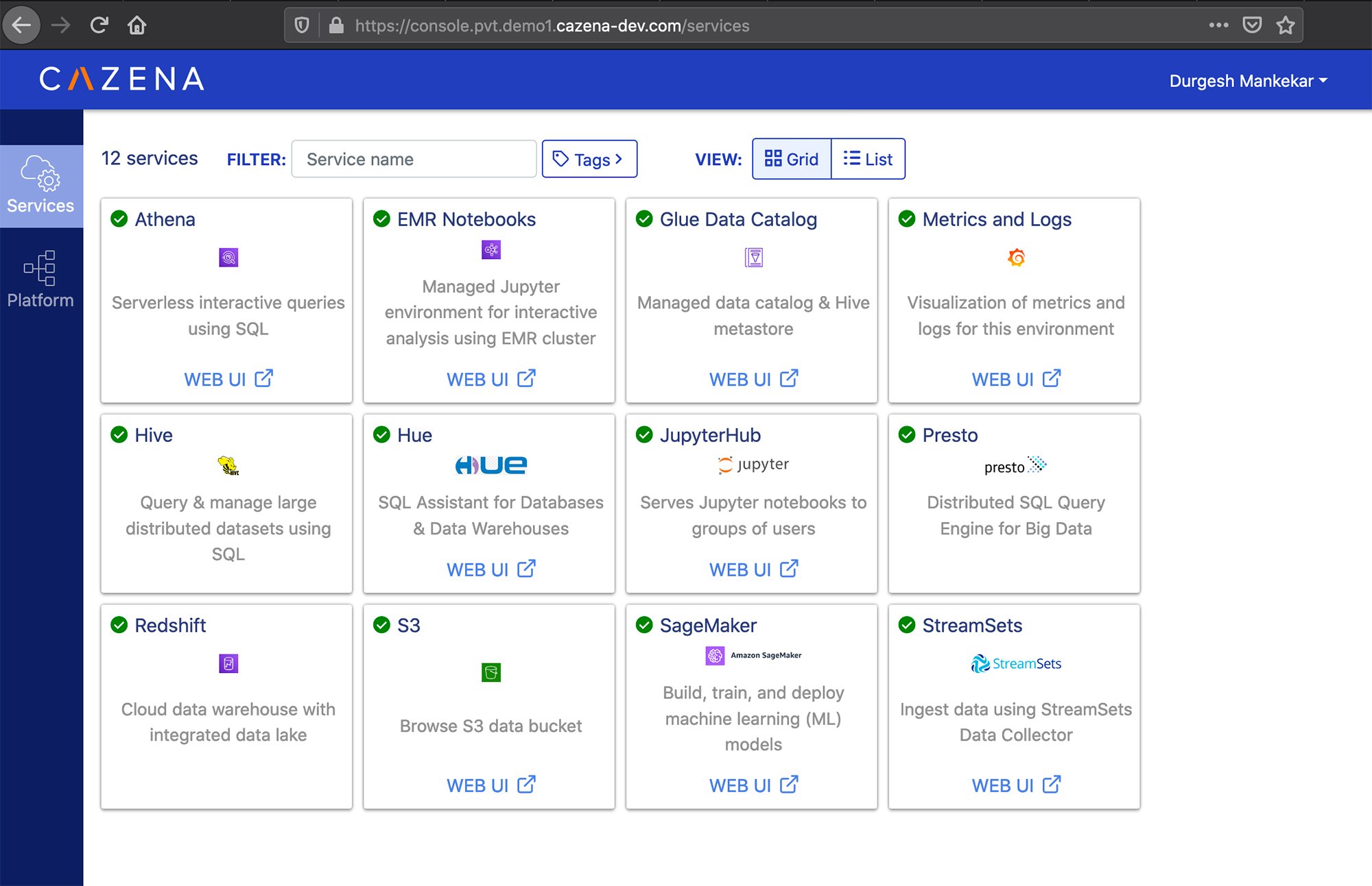 Cazena launches Instant AWS Cloud Data Lake service | TechTarget