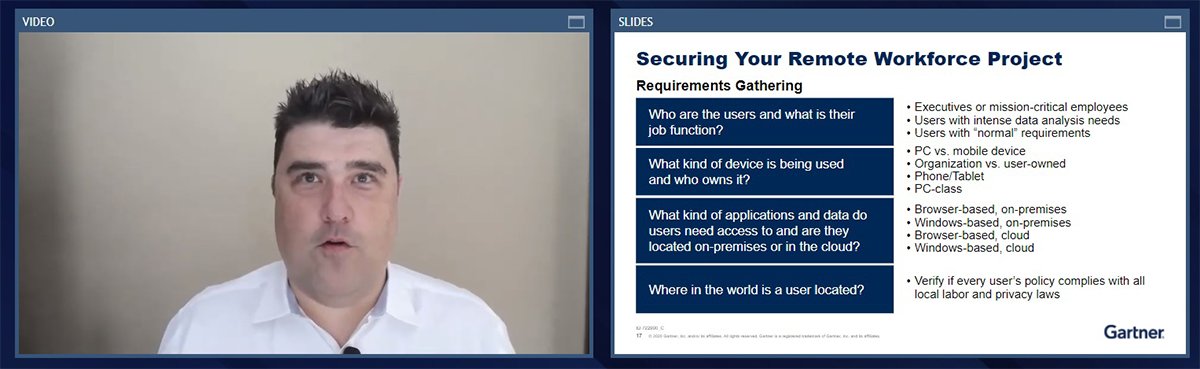 Gartner: Securing remote workforce a top priority | TechTarget