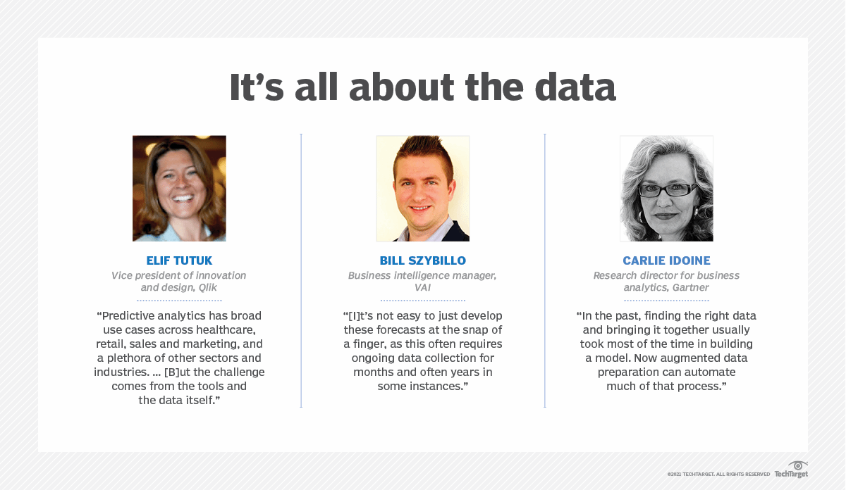 5-step predictive analytics process cycle | TechTarget