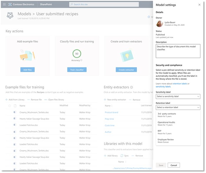 SharePoint Syntex automatically uncovers document metadata | TechTarget