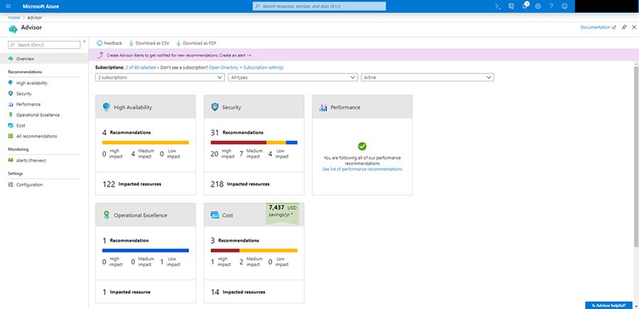 Gain insights from Azure Advisor recommendations | TechTarget
