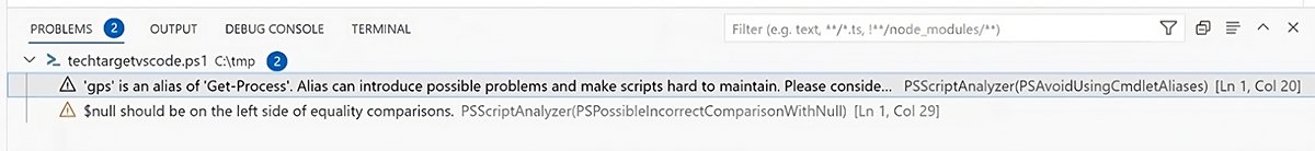 How to use the PowerShell extension for Visual Studio Code | TechTarget