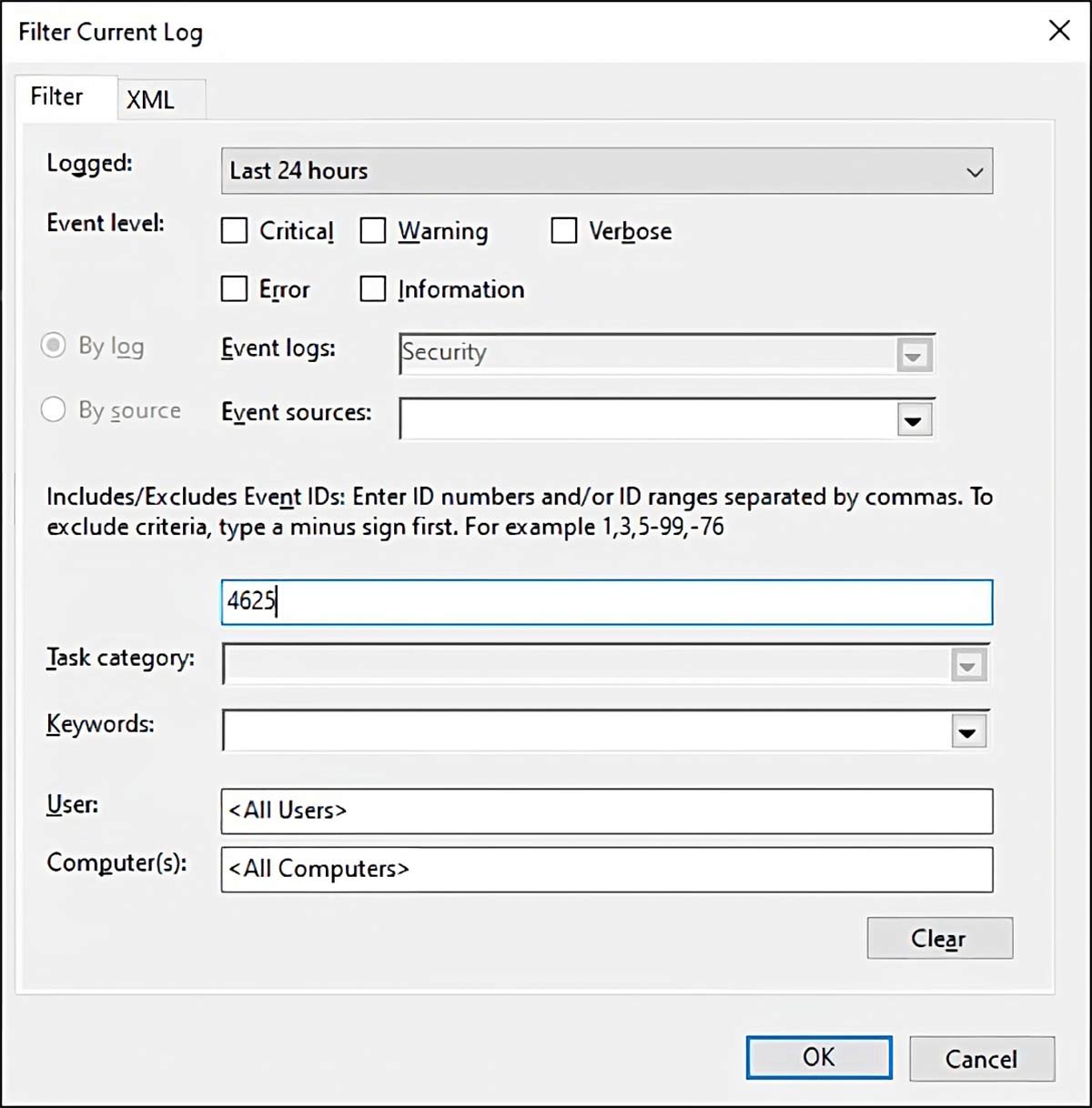 How to filter Security log events for signs of trouble | TechTarget