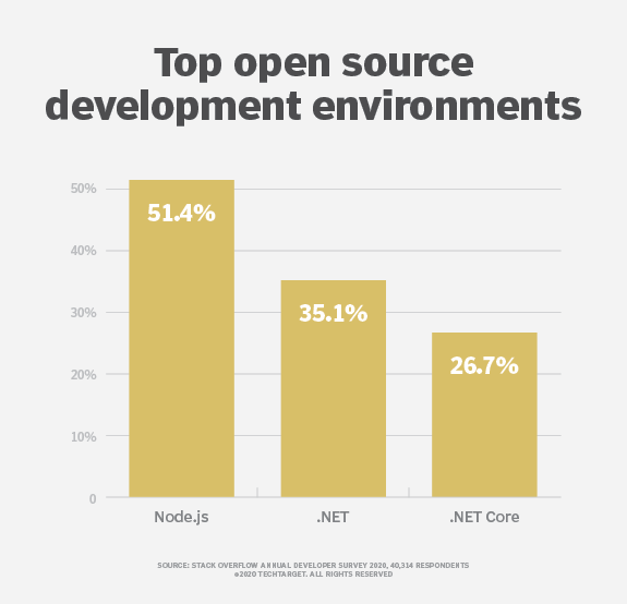 .NET vs. Node.js: What they are, and which to choose | TechTarget