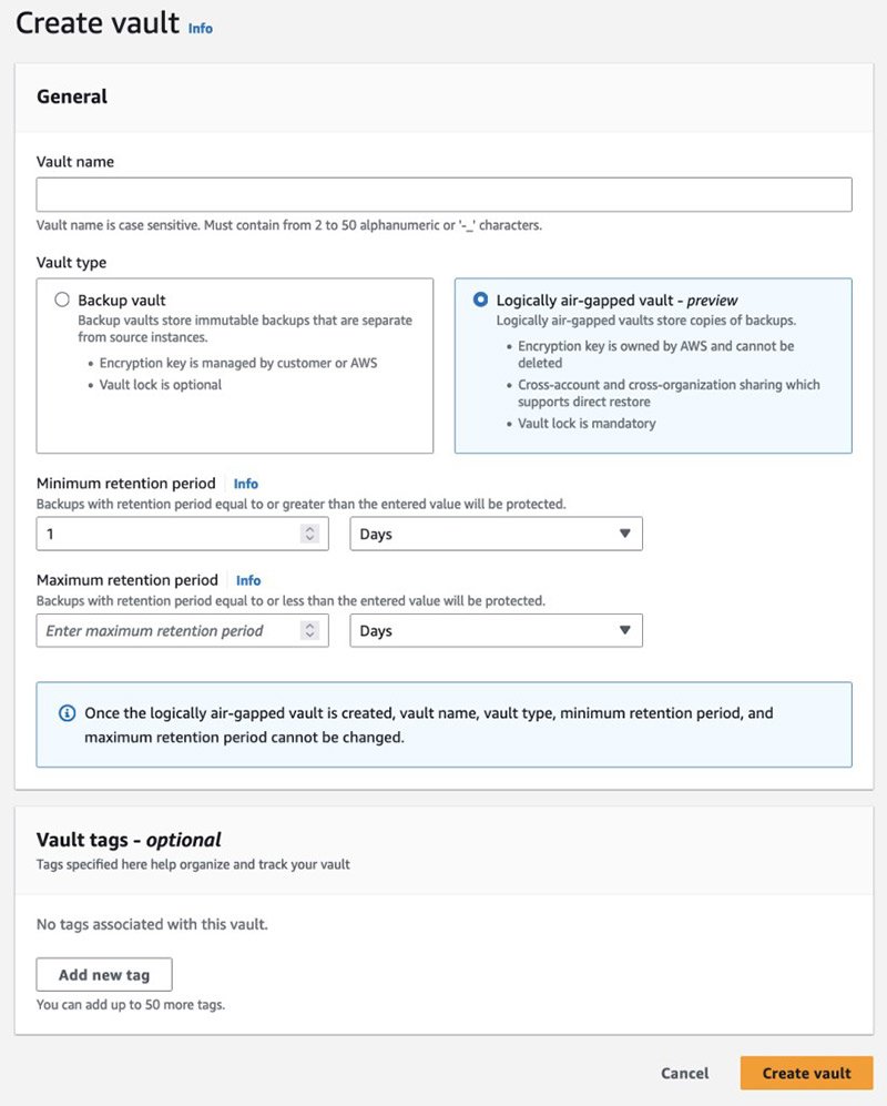 AWS adds vaulting, multi-cloud services at Storage Day | TechTarget