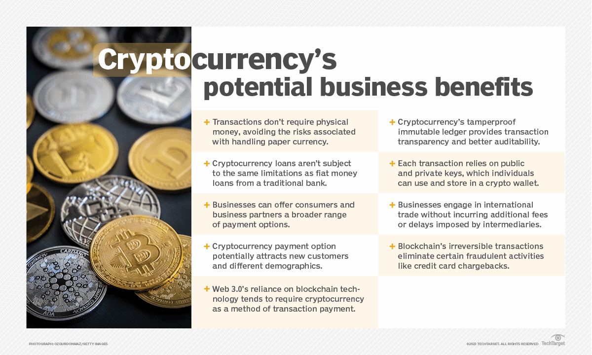 9 benefits of cryptocurrency in business | TechTarget