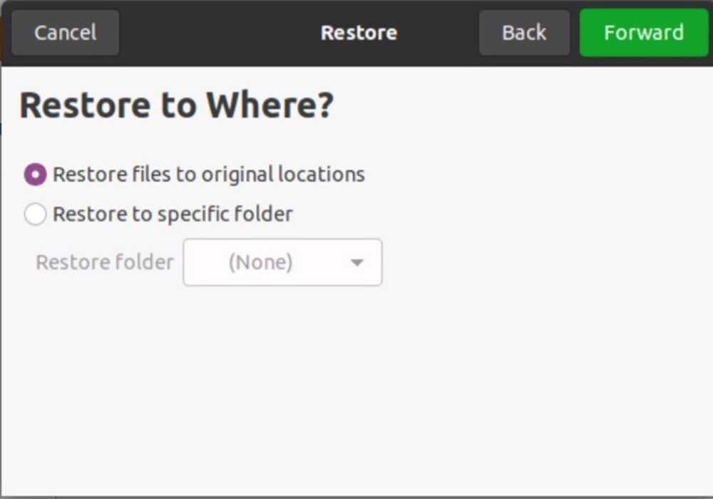 Tutorial: How to use Linux Deja Dup to back up and restore files ...