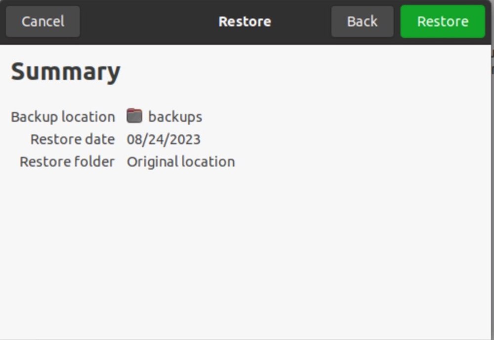 Tutorial: How to use Linux Deja Dup to back up and restore files | TechTarget