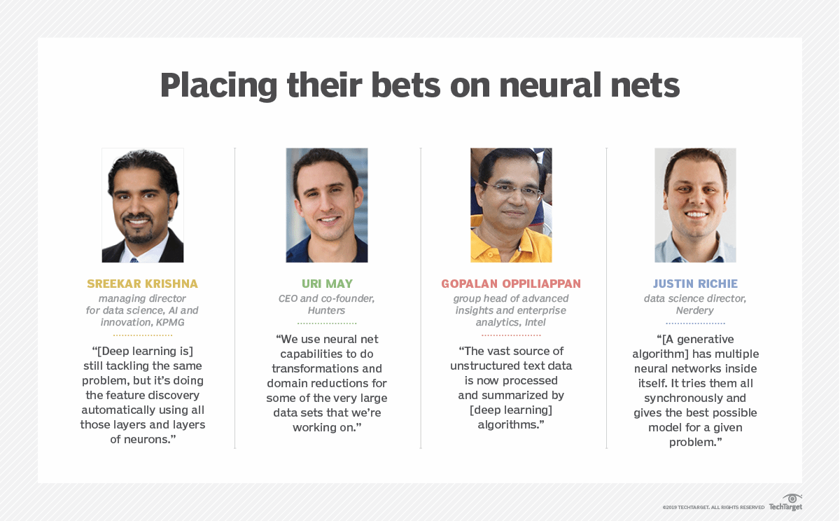 Deep learning and neural networks gain commercial footing | TechTarget