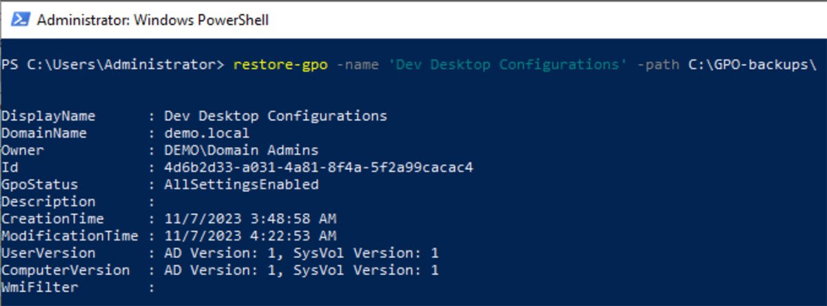 How to create Group Policy backups in Windows Server | TechTarget