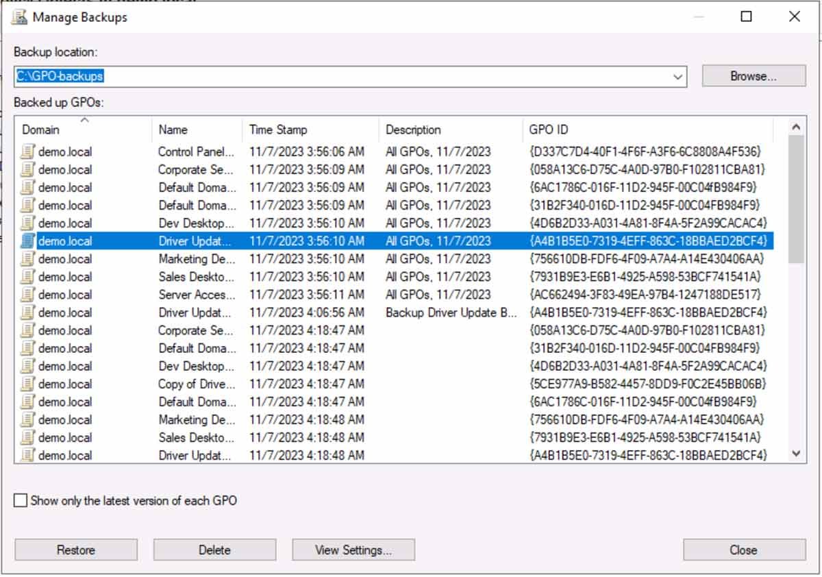 How to create Group Policy backups in Windows Server | TechTarget