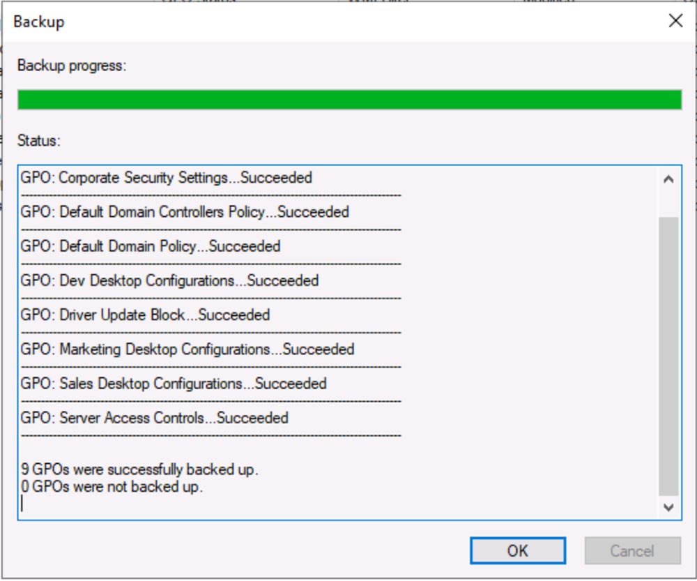 How to create Group Policy backups in Windows Server | TechTarget