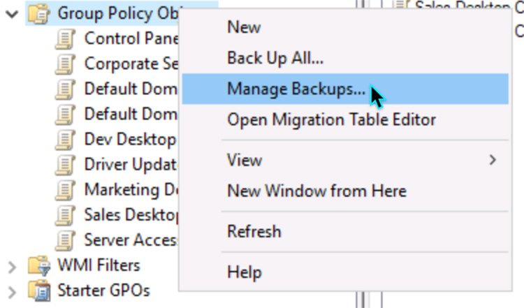 How to create Group Policy backups in Windows Server | TechTarget