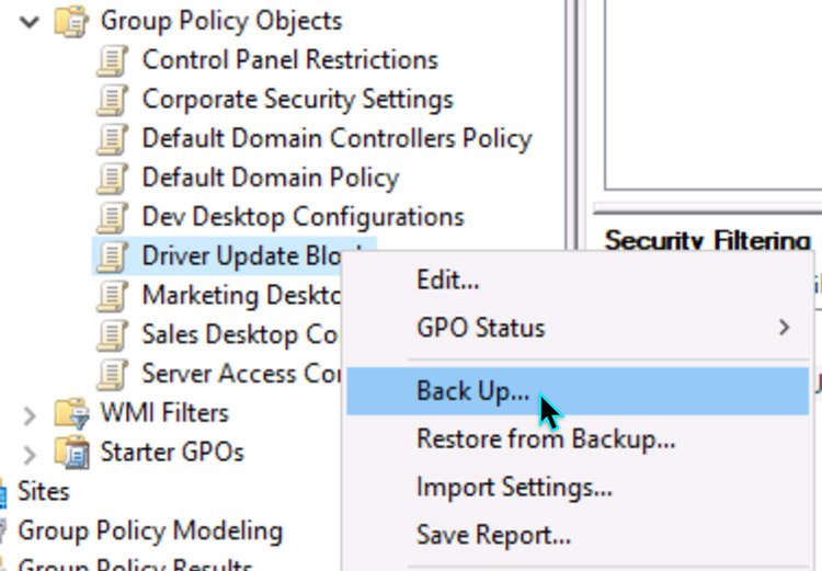 How To Create Group Policy Backups In Windows Server Techtarget