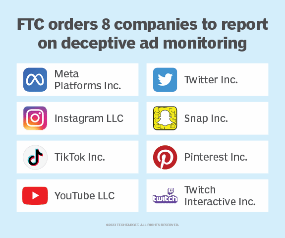 FTC orders study of deceptive advertising on social media | TechTarget