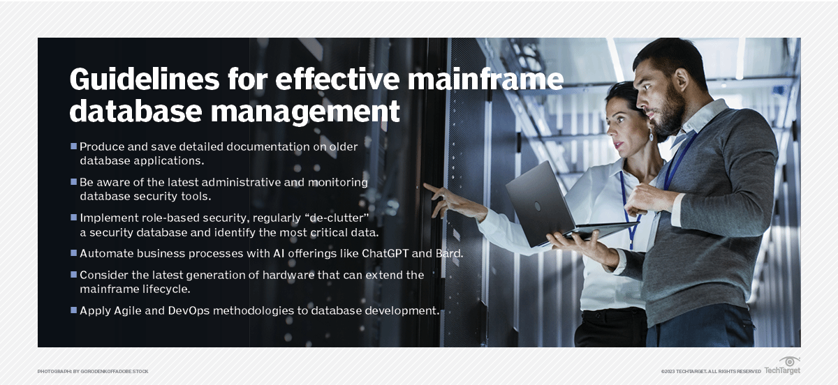Mainframe databases teach an old dog new survival tricks | TechTarget
