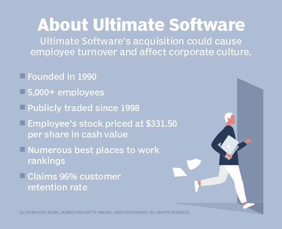 Ultimate Software acquisition won't be immune to turnover, culture ...