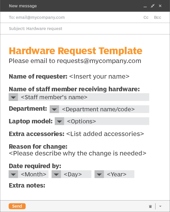 A fine-tuned change request template minimizes user discontent | TechTarget