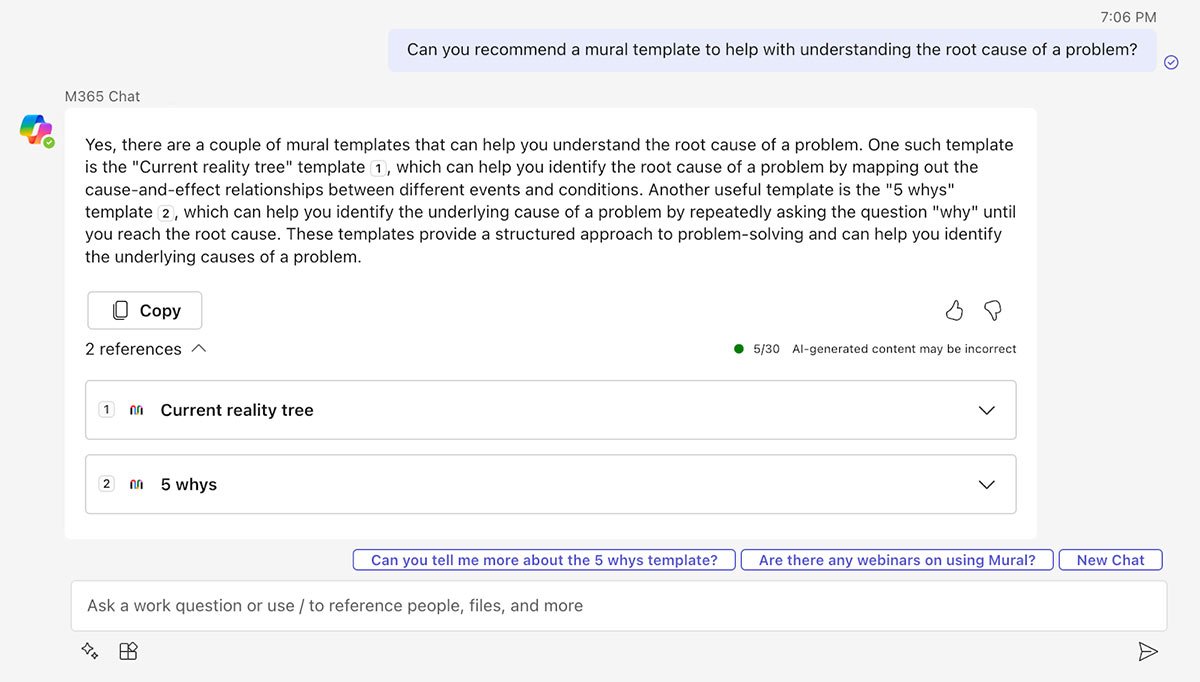 Mural intros Mural AI, integrates with Microsoft 365 Copilot | TechTarget