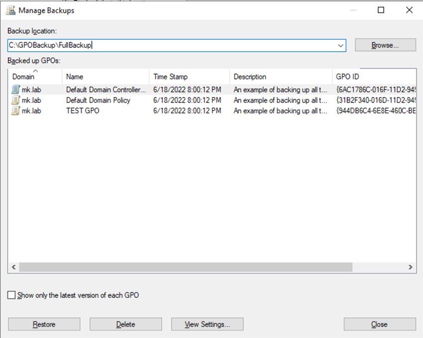How To Avoid Common Gpo Backup And Restore Problems Techtarget