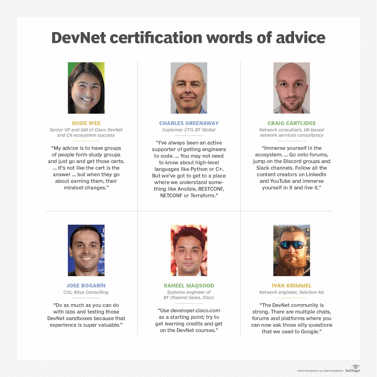Network pros share Cisco DevNet certification advice | TechTarget
