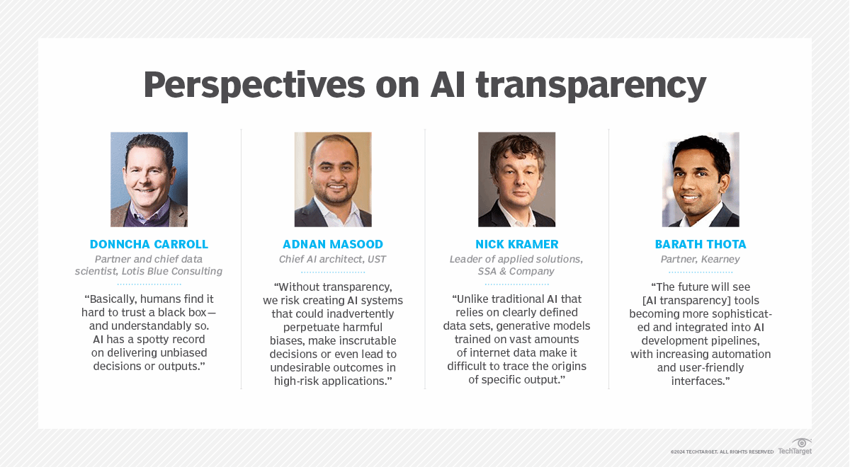 AI transparency: What is it and why do we need it? | TechTarget