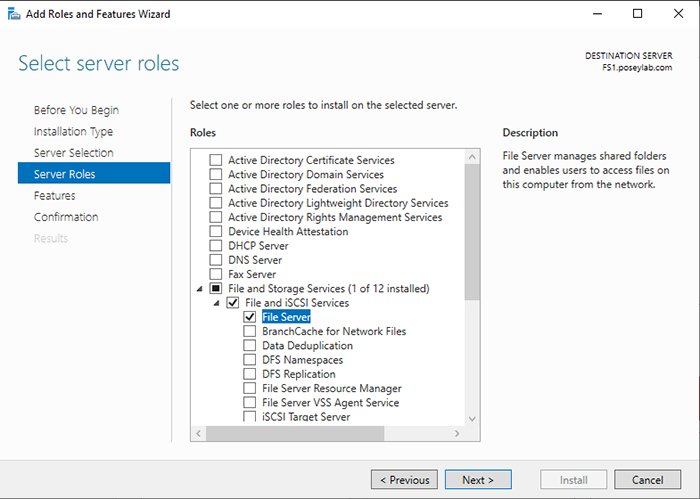 Build a Windows Server 2019 file server cluster for stability | TechTarget