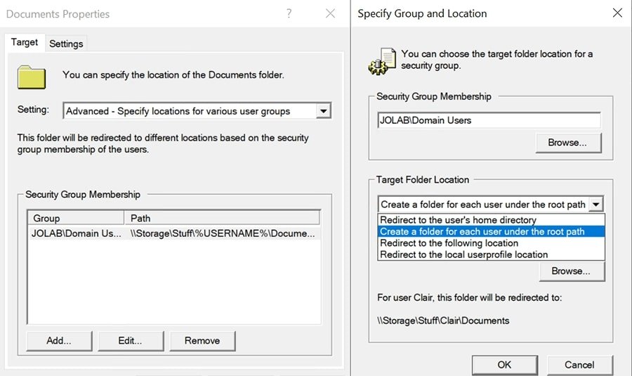 Configuring folder redirection works with roaming profiles | TechTarget Configuring folder redirection works with roaming profiles | TechTarget