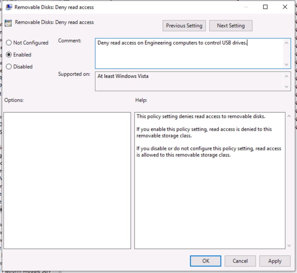 How to disable removable media access with Group Policy | TechTarget