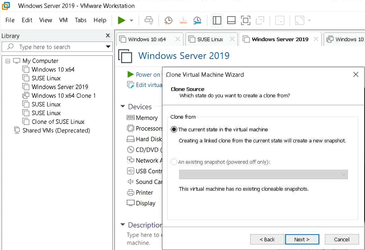 Learn How To Use Vmwares Workstation Clone Vm Feature Techtarget
