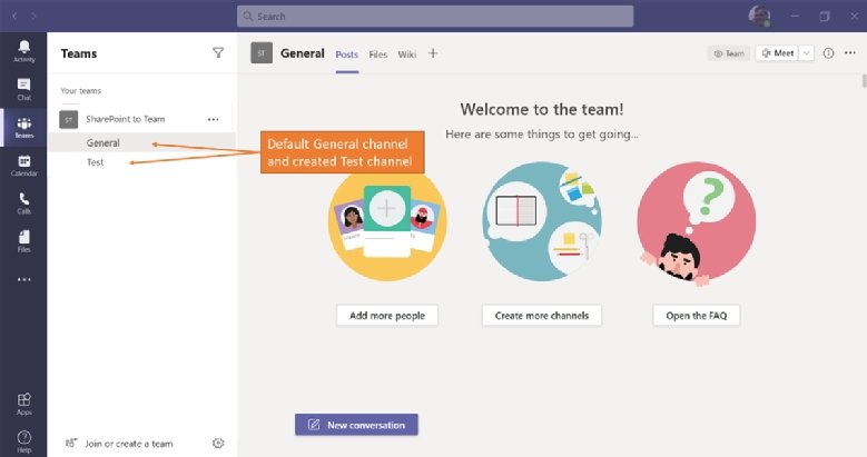 How to achieve Teams integration with SharePoint sites | Hiswai