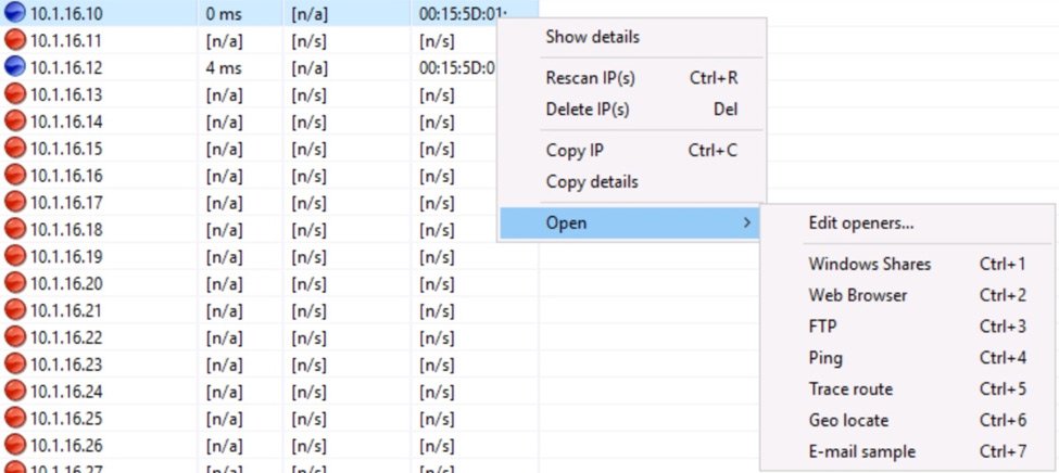 Use Angry IP Scanner to audit the network | TechTarget
