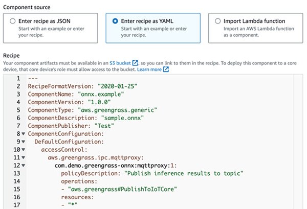 Machine Learning auf Edge-Geräten mit SageMaker IoT Greengrass ...