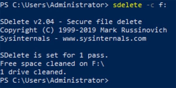How to use SDelete to ensure deleted data is gone for good | TechTarget
