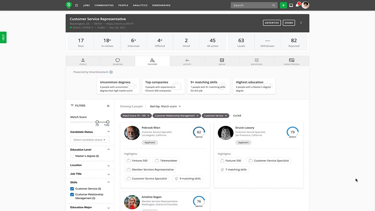 Top 16 applicant tracking systems of 2024 | TechTarget