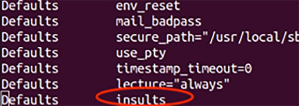 Use sudo insults to add spice to incorrect password attempts | TechTarget