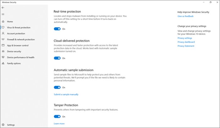How to enable and disable Tamper Protection in Windows 10 | TechTarget