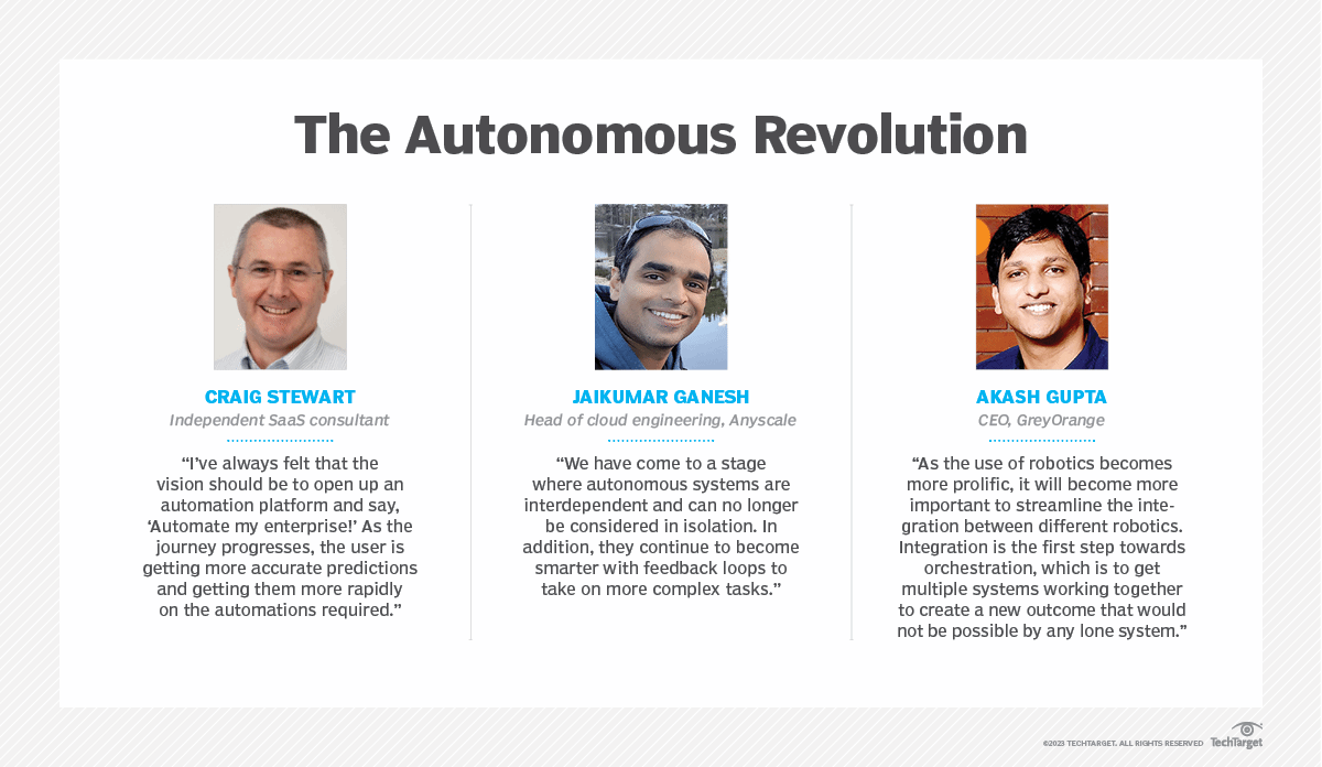 The push is on to build the autonomous enterprise | TechTarget