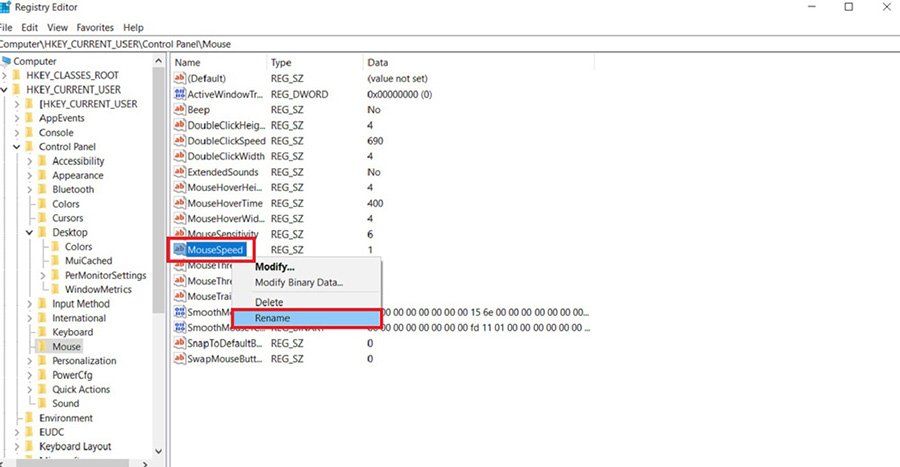 Windows Registry Editor (regedit)