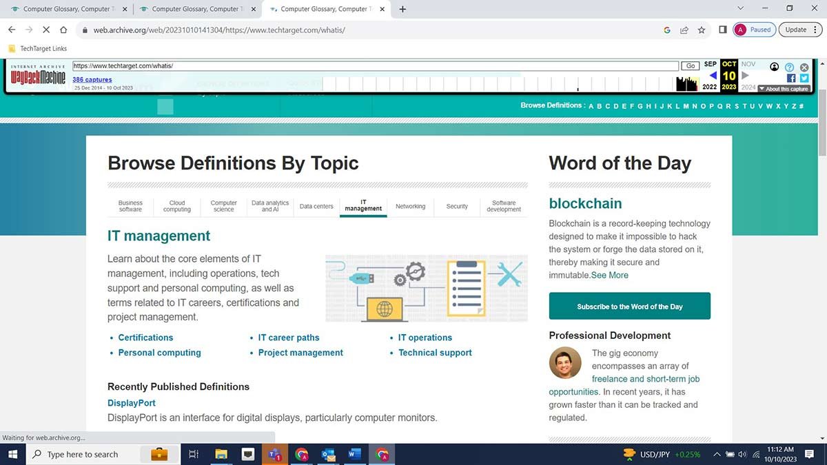 How to use the Wayback Machine for a business advantage