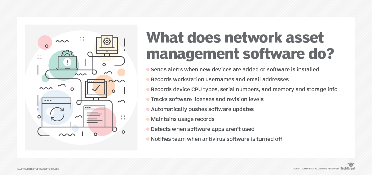 The benefits of network asset management software | TechTarget